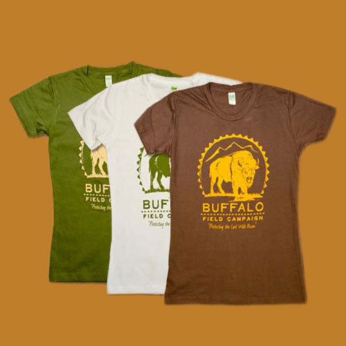 BFC New Logo Fitted T-Shirt (Womens) – Buffalo Field Campaign Merchandise